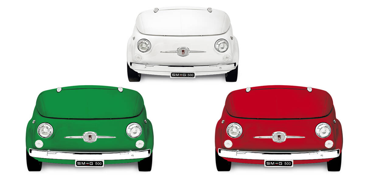 Smeg500: A Super Cool Fridge Made of Car Parts :: NoGarlicNoOnions ...